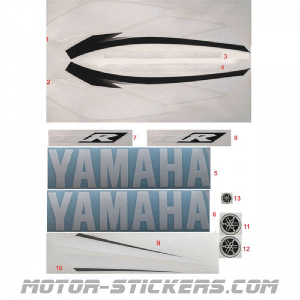 Yamaha TZR 50 '03-2004 decals